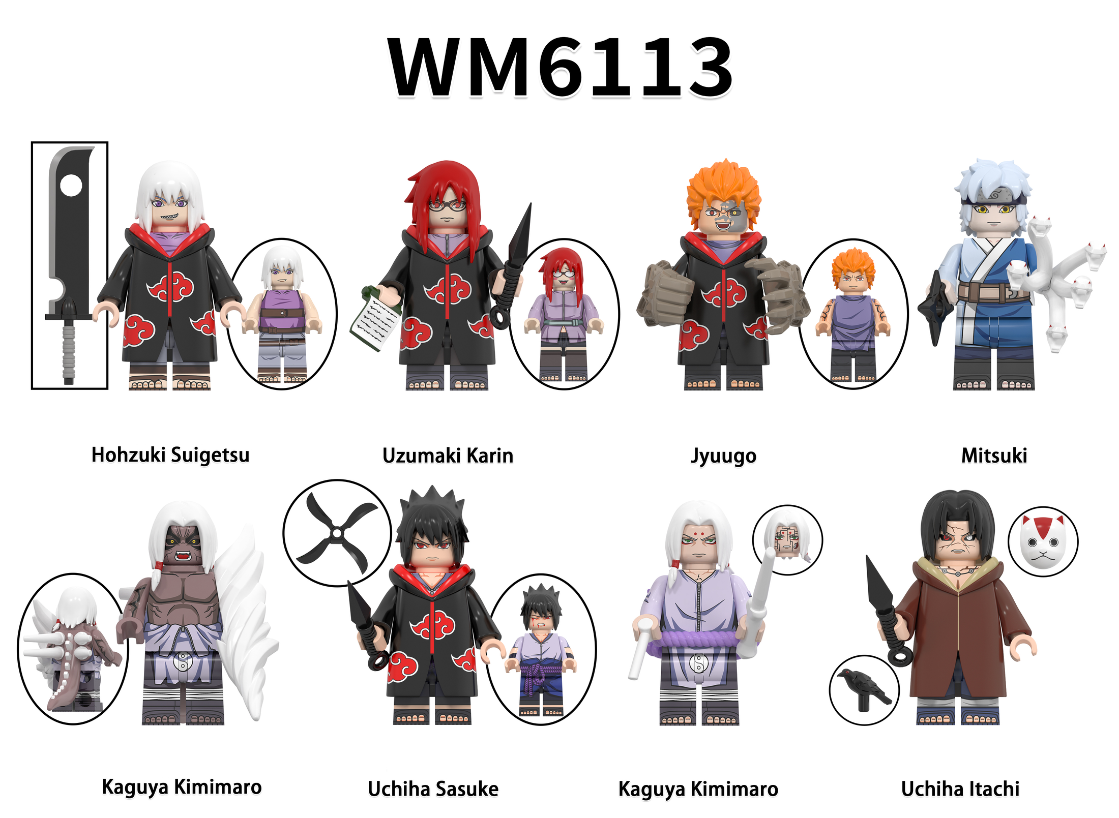 MINI FIGURE - Naruto Set – GRAND ANIME CARD