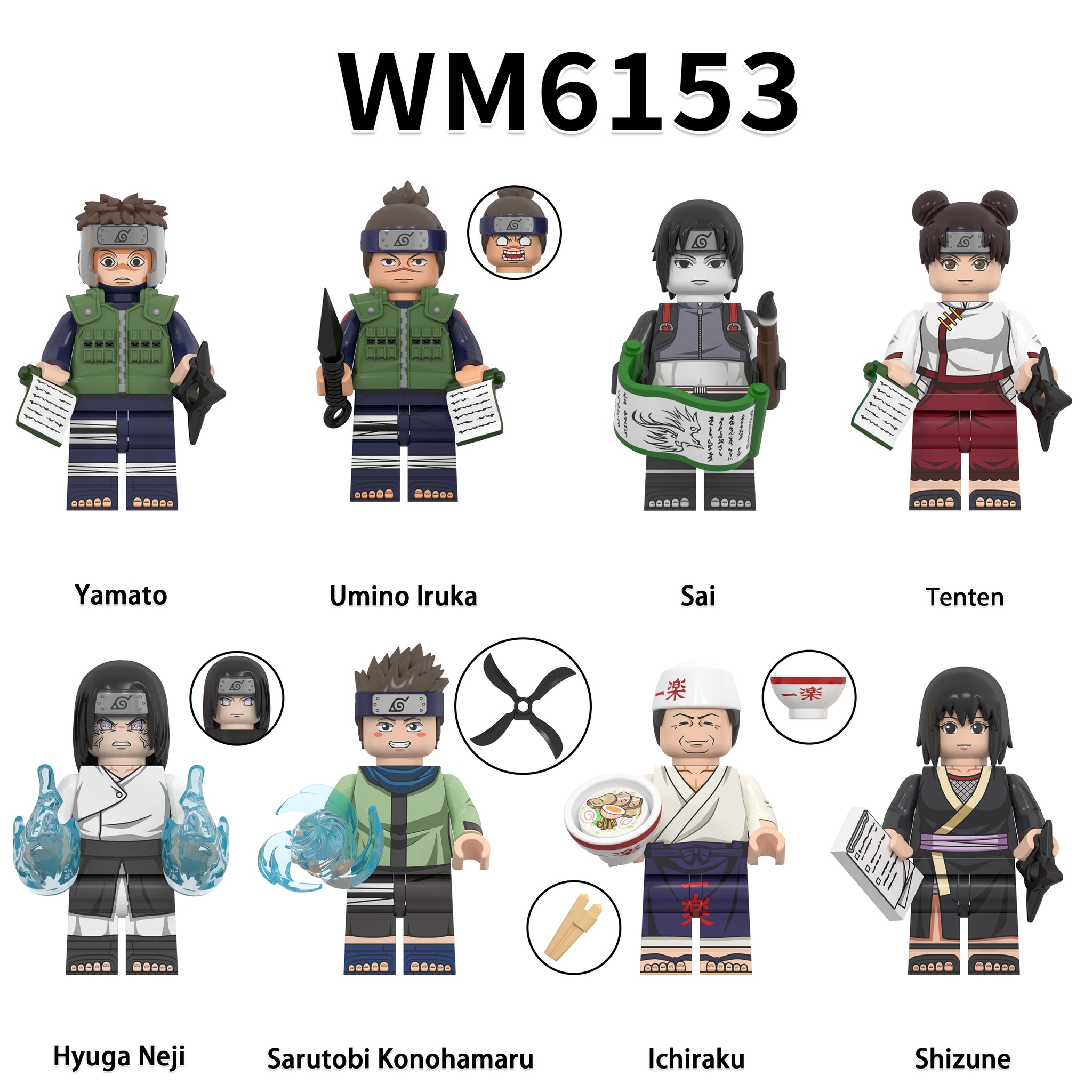 MINI FIGURE - Naruto Set – GRAND ANIME CARD
