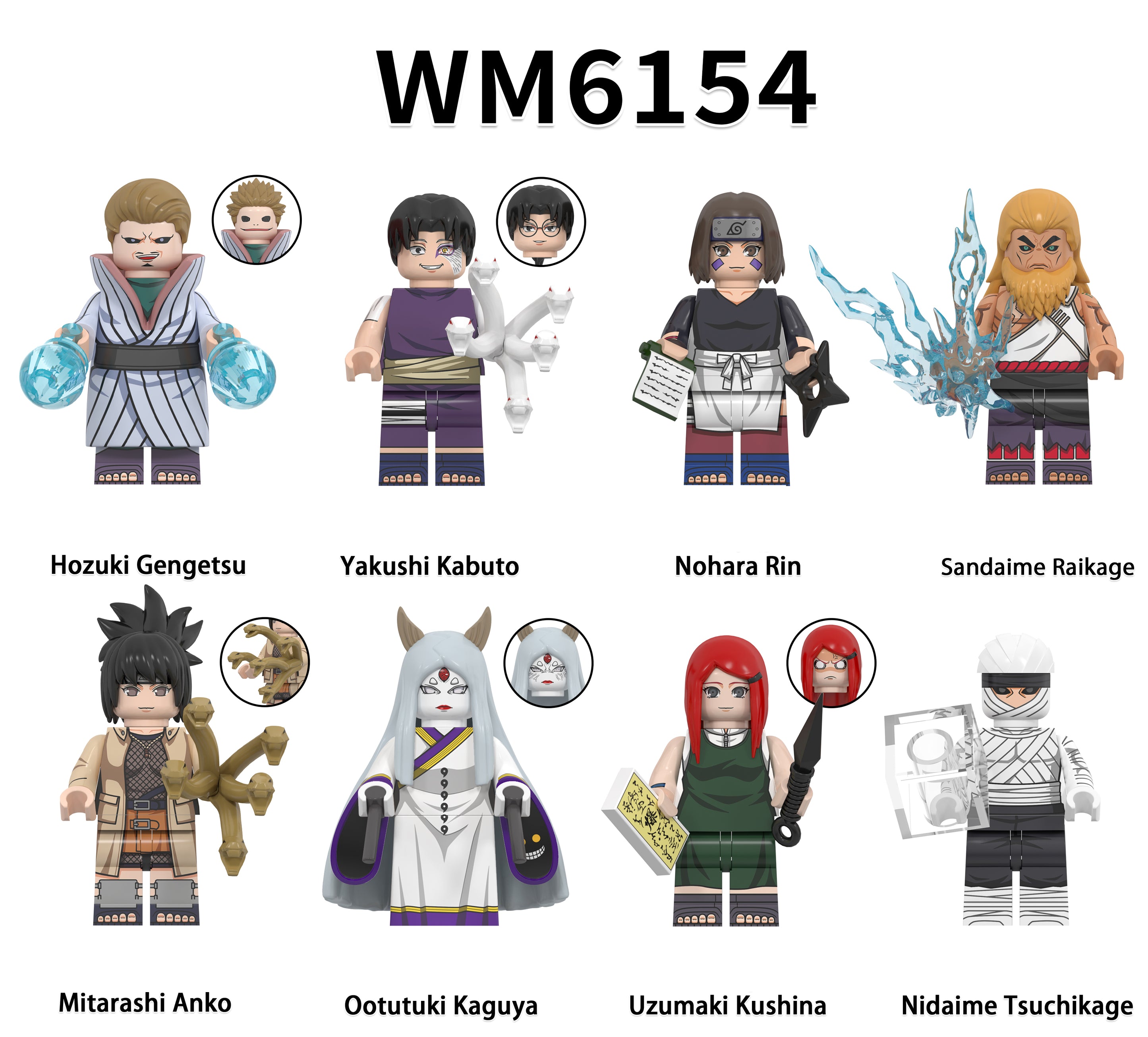 MINI FIGURE - Naruto Set – GRAND ANIME CARD